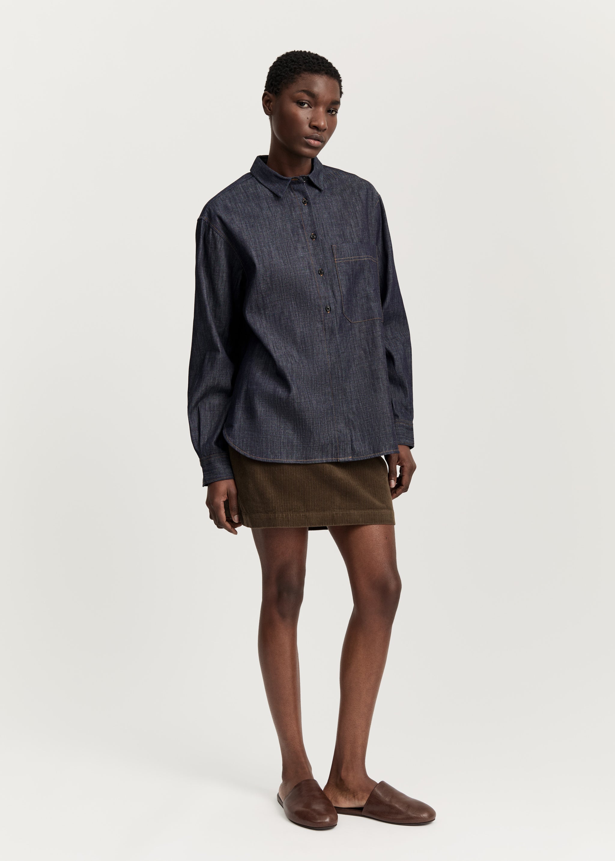 Lynette shirt denim | Classic Blue